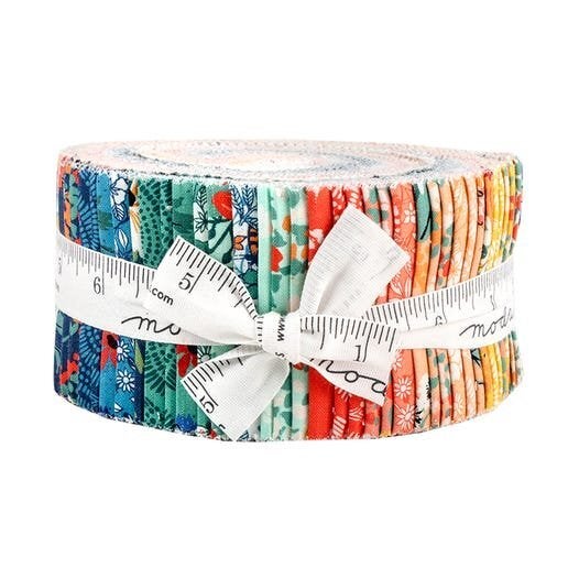 Moda - Lady Bird - Floral Jellyroll - Jelly Roll - Floral - Birds ...